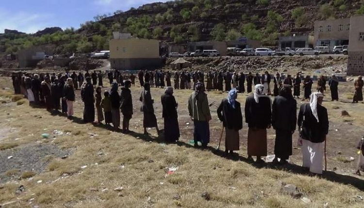 صنعاء وقفة مسلحة في الحيمة الداخلية إعلاناً للنفير العام يمانيون